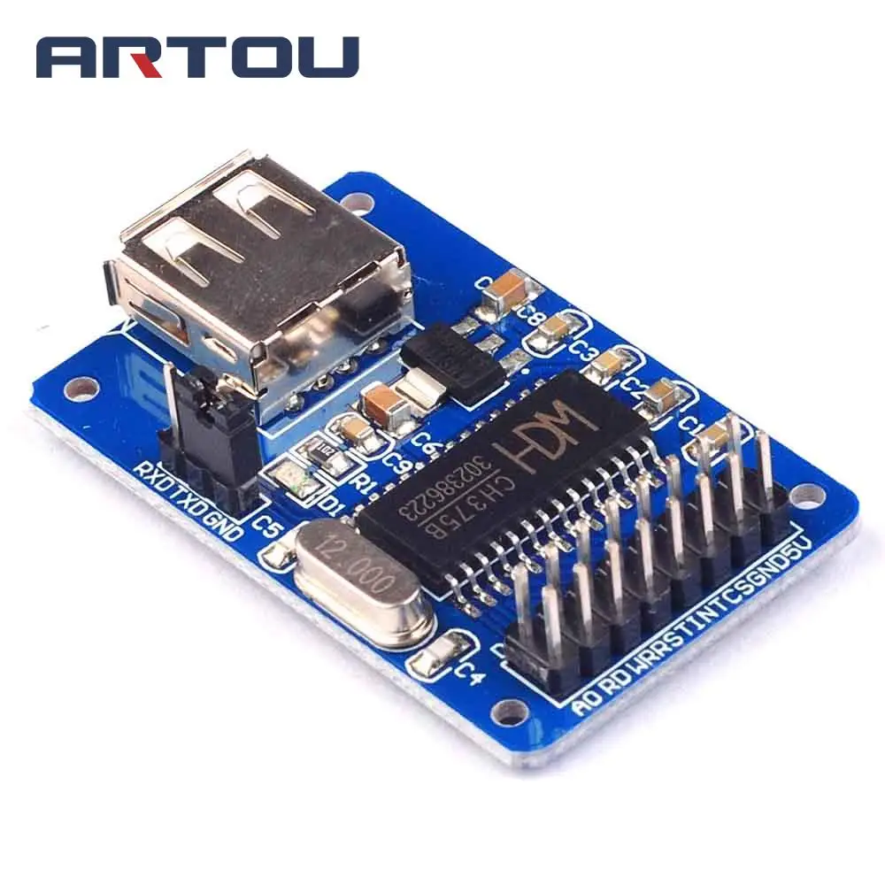 USB 통신 U 디스크 읽기 및 쓰기 모듈, CH375 모듈 51, 1 개|usb module|module usb ...