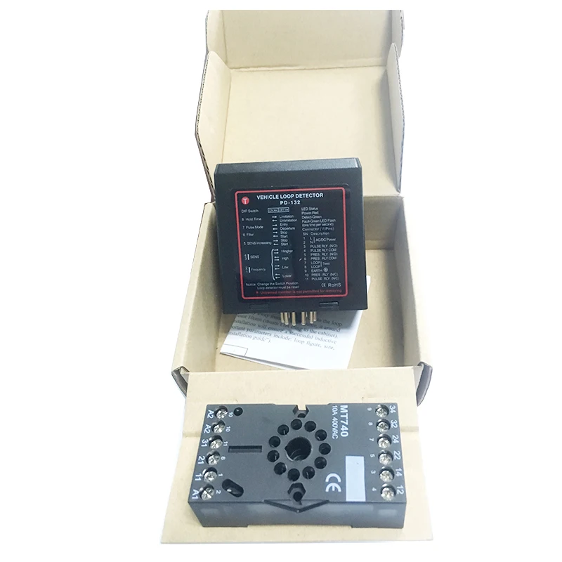 Barrier Gate And Gate Opener Use Pd132 Inductive Vehicle Loop Detector