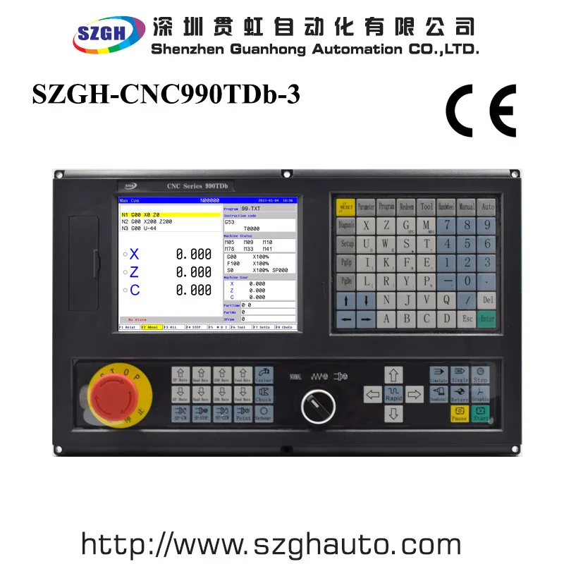 Widely Use Cnc990tdb 3 3 Axis Cnc Latheandturning Controller Total