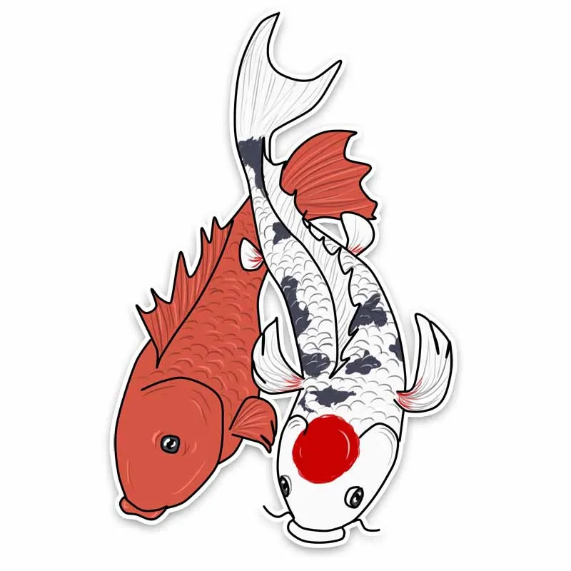 beautiful decals of Koi fish for you to collect Koi Stickers Paper ...