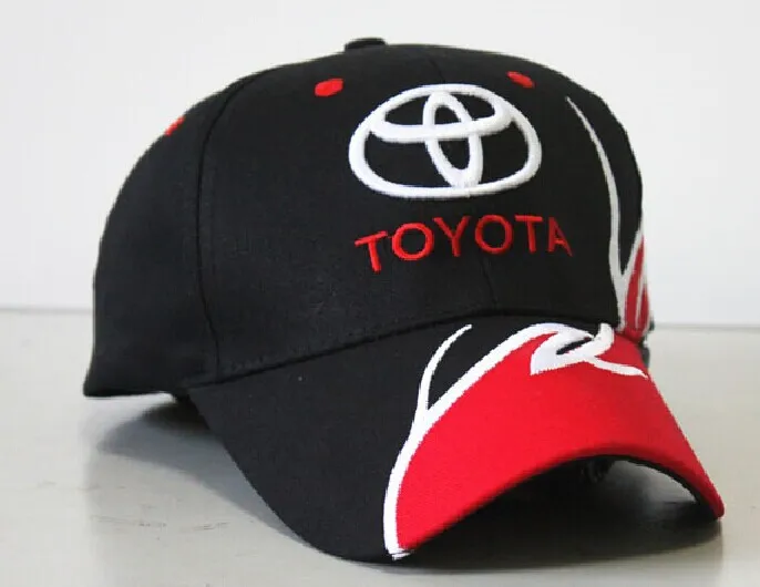 2015 black grey car logo F1 racing toyota hat cap cotton embroideried ...