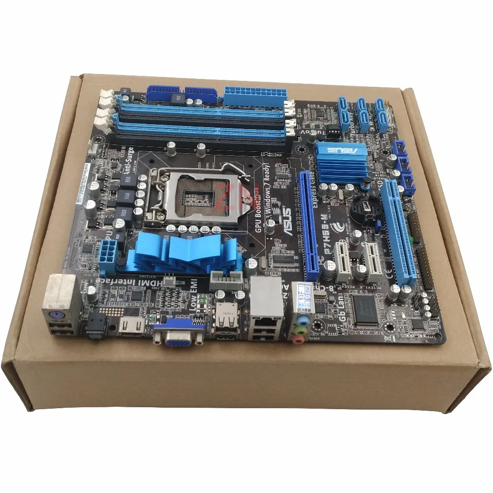 Motherboard Asus P7h55-m Lga1156 CPU I5-750
