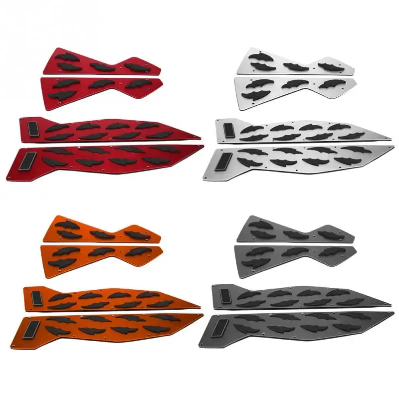 Pair of Aluminum Motorcycle Foot Pegs Footrest Step Pad for Yamaha ...