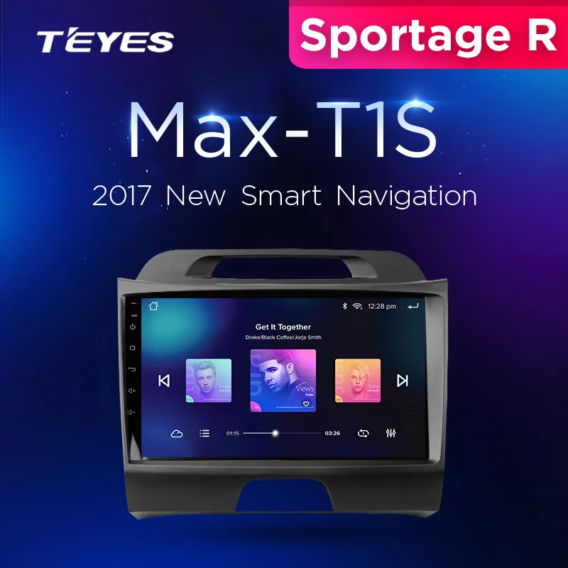 Android autoradio gps navigation pour kia kx3 sportage k4 kx5 sportage r, sorento avec wifi ...