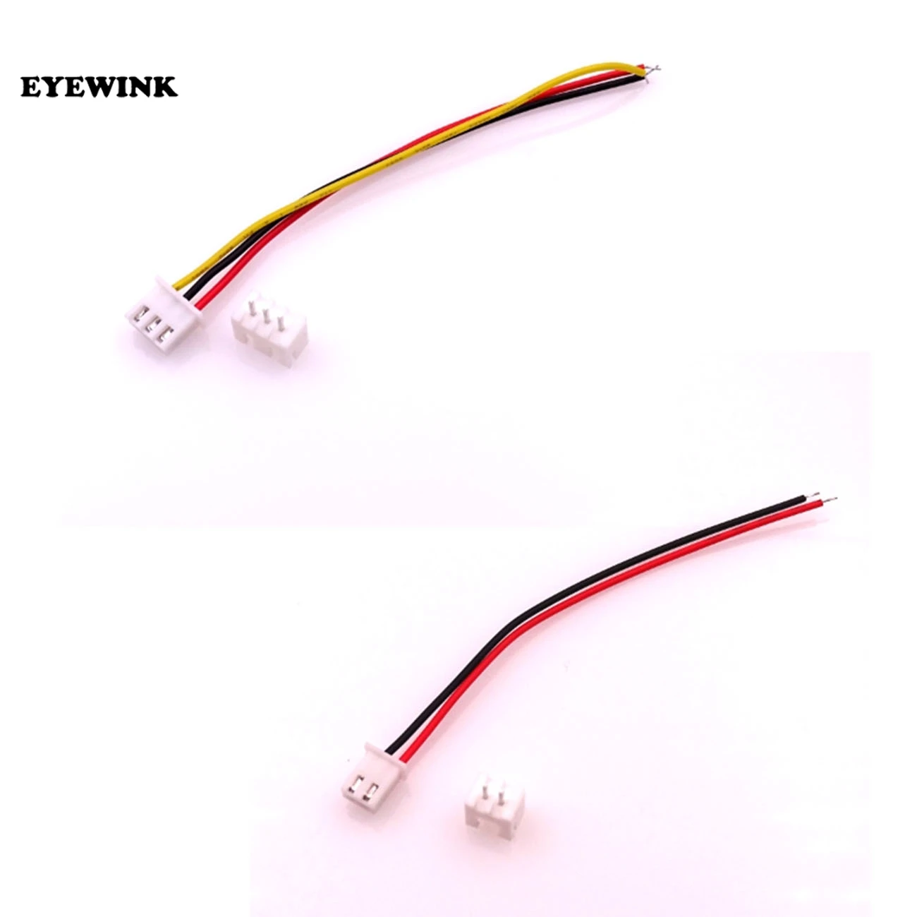 10Sets Mini Micro 2/3 Pin XH Connector Plug 2.54mm With 24AWG Wires ...