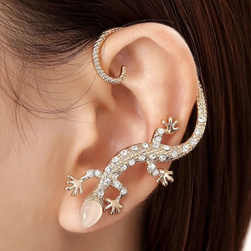 Fashion-Opal-Crystal-Gecko-Ear-Cuff-Wrap-Around-Earring-Statement-Gold ...