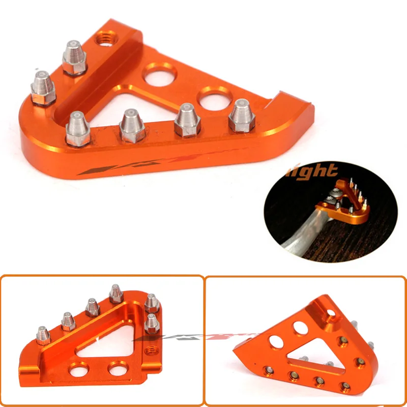 Motorcycle Stainless Steel Cleats Rear Brake Pedal Step Tip For KTM 125 ...