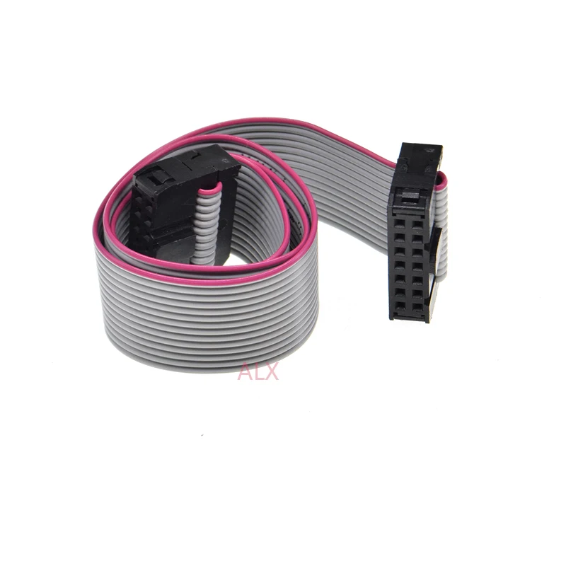 5PCS FC-14p 30CM 2.54MM pitch JTAG AVR ISP DOWNLOAD CABLE 14P WIRE ...