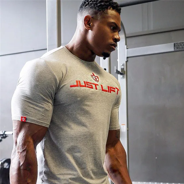 Just Lift Gym & Bodybuilding T Shirt Men - Men's Fitness Apparel, Men's Sports & Fitness T ...