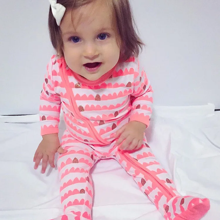 2017 New Spring Autumn Baby Rompers Boy Girl Long Sleeve Jumpsuit ...