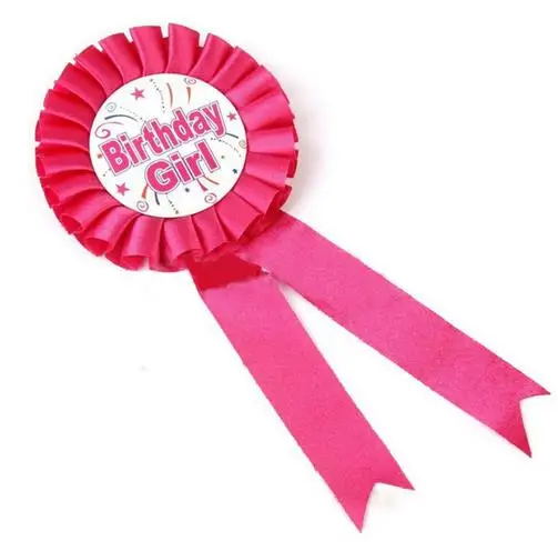 Birthday Girl Ribbon Pin