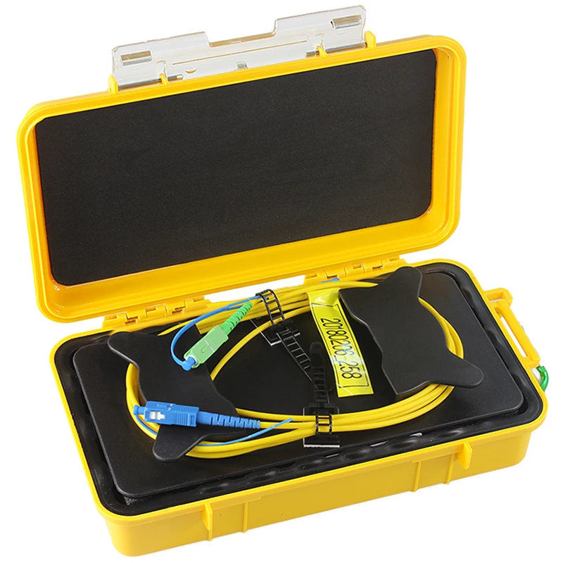 SC UPC SC APC Single Mode 9/125um 1310/1550nm 1KM OTDR launch cable box ...