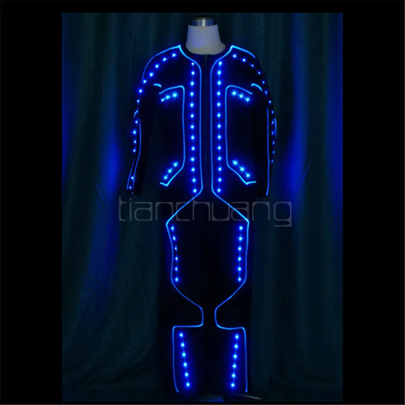 TC 165 Programmable ballroom dance led costumes robot men stage show ...