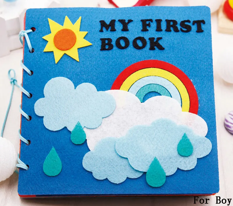 Мама ручной работы моя первая книга 20x20 см мягкая фетровая ткань