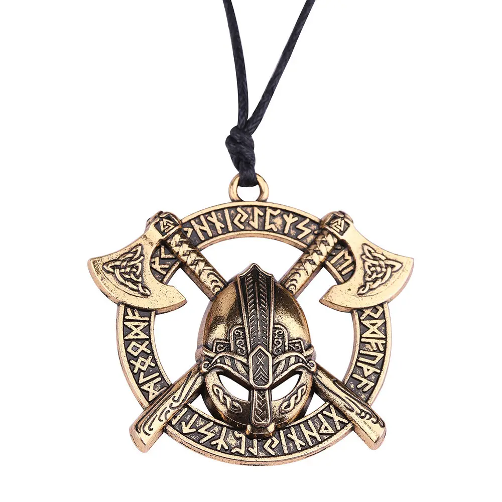 Lemegeton Viking Valknut Hammer Of Thor Mask 24Norse Runes Irish Knot ...