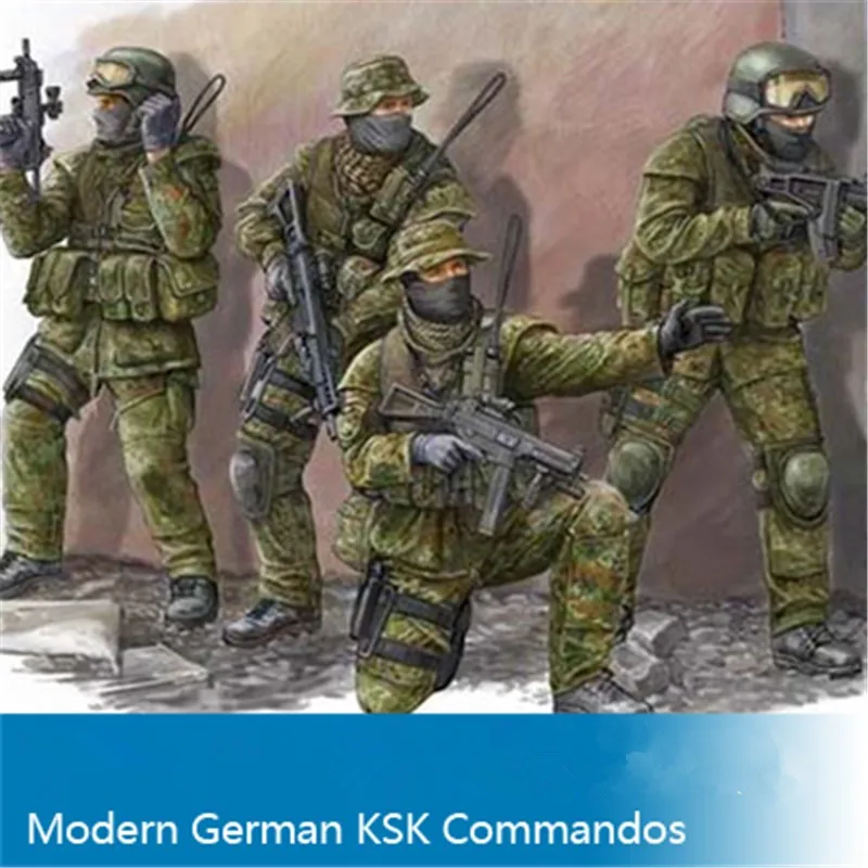 Trumpeter 1/35 Scale Modern German KSK Commandos Plastic Assembly ...