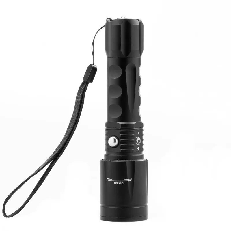 U King ZQ X999 T6 1000LM Zoomable LED Flashlight 18650 4 Modes Aluminum ...