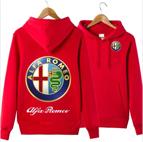 Women and men's ALFA ROMEO logo zipper hoodie JACKET SWEATSHIRTS JACKET ...