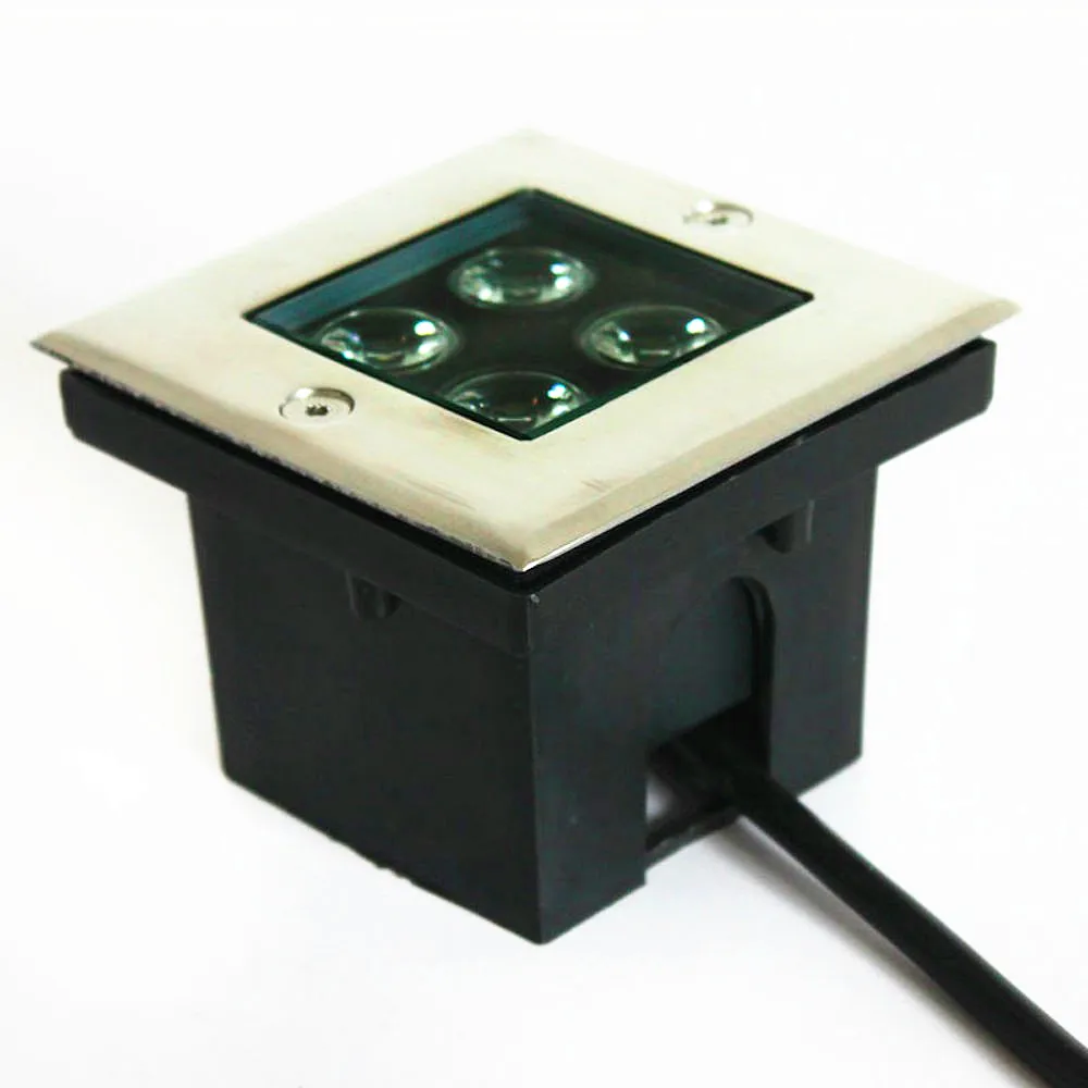 Underground Light Square4W 1W High Power LED optional color AC85 265V ...
