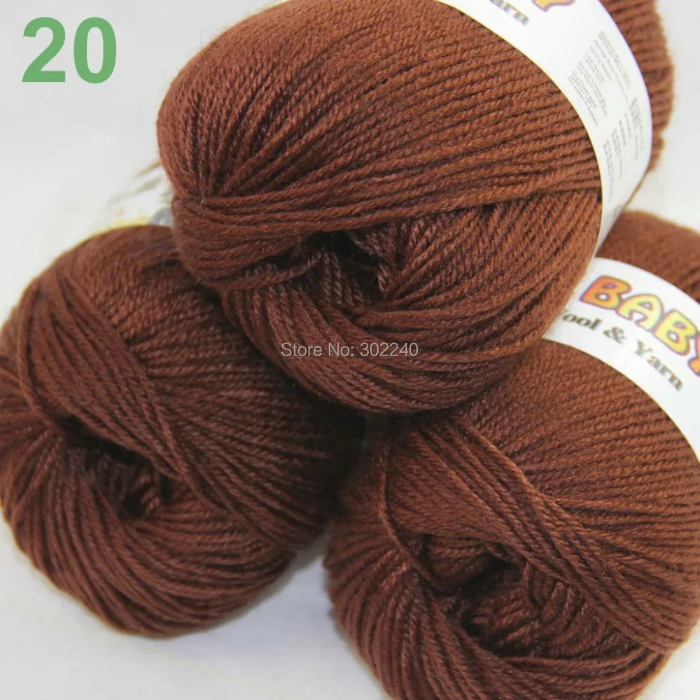 LOT of 3 Skeins x 50gr DK Silk wool cashmere BABY Hand Knitting Yarn ...