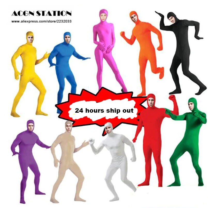 Customize Pink guys Pink Joji Open Face Suit Catsuit Halloween Costumes ...