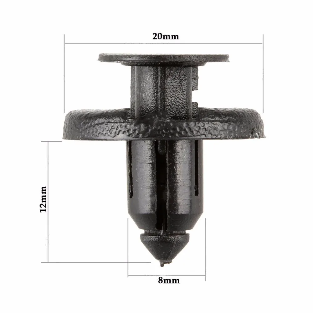 50pcs Nylon Bumper Dash Panel Trunk Radiator Shroud Clip for Rogue Cube ...