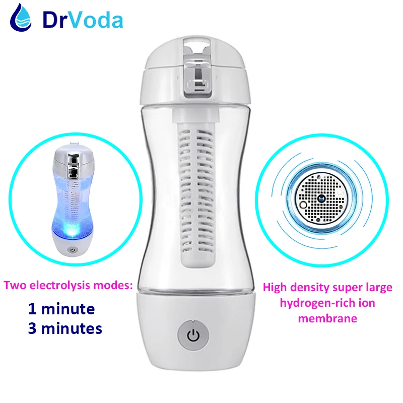 Portable Hydrogen Generator Water Dispenser 350ml with TWO electrolysis ...
