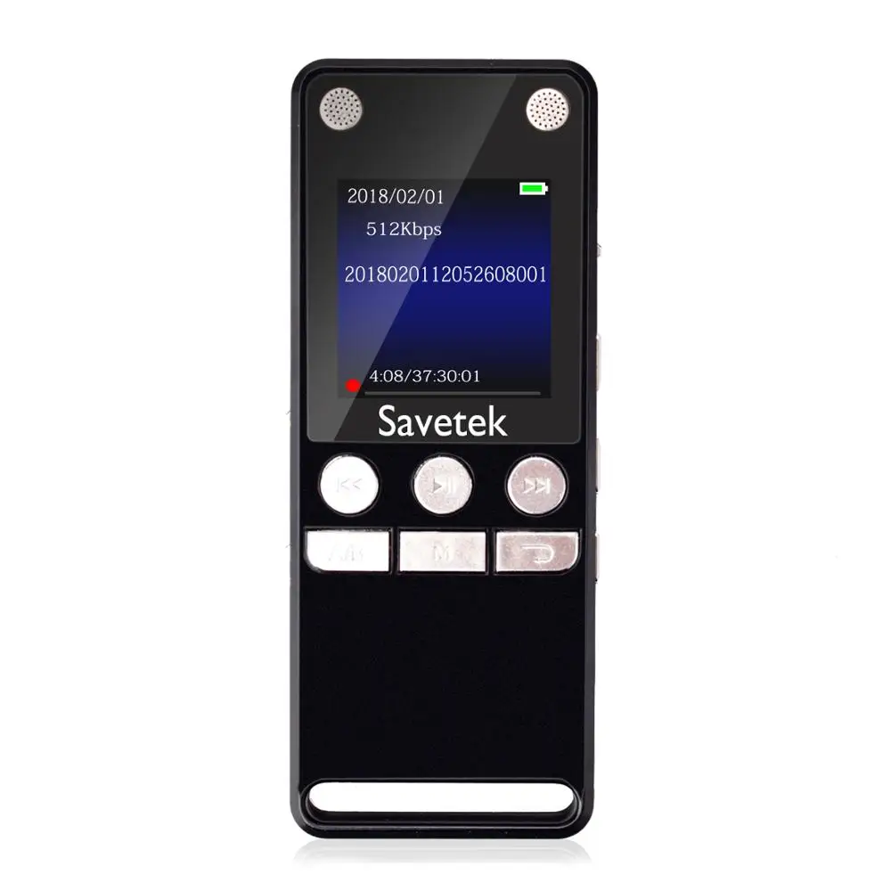 8GB Voice Activated Digital Voice Recorder Sound Audio Recorder with ...