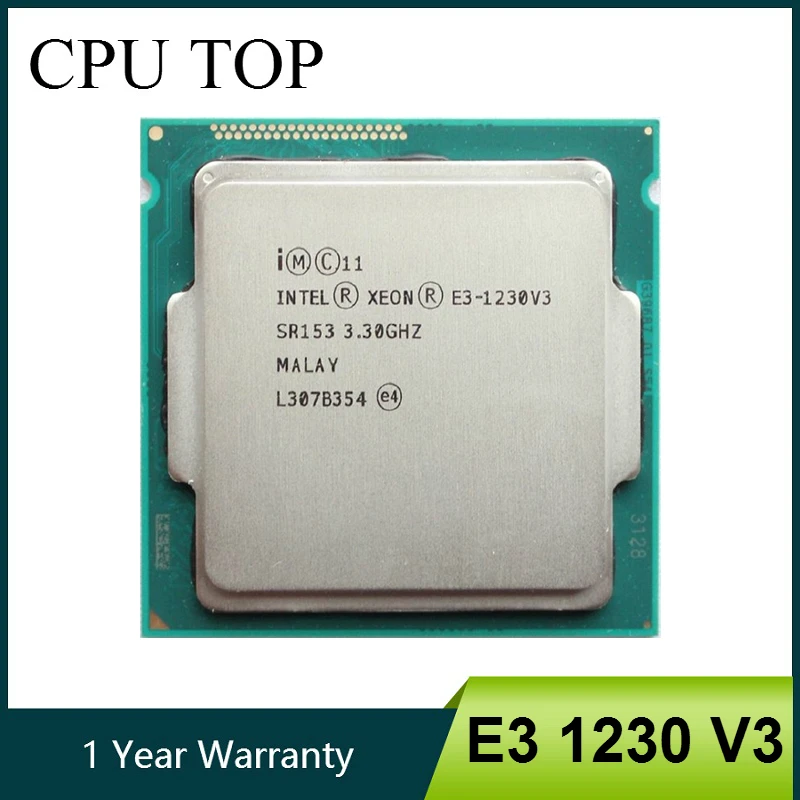 Intel Xeon E3 1230 V3 3.3ghz Quad-core Lga 1150 Desktop Cpu Processor ...