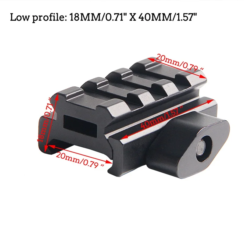 Other Outdoors - QD Scope Riser Rail Mount Quick Release Low Middle ...
