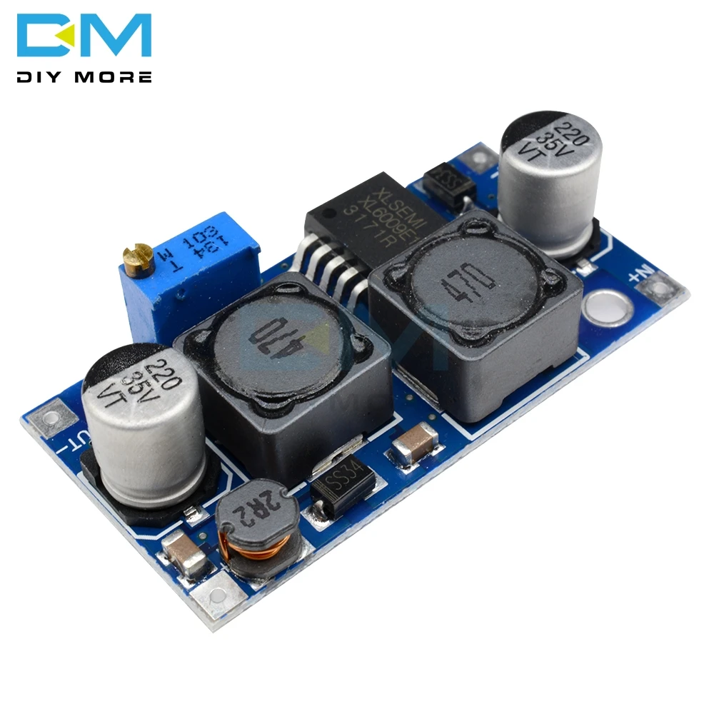 DC-DC Boost Buck Adjustable Step Up Down Converter XL6009 Module Solar ...
