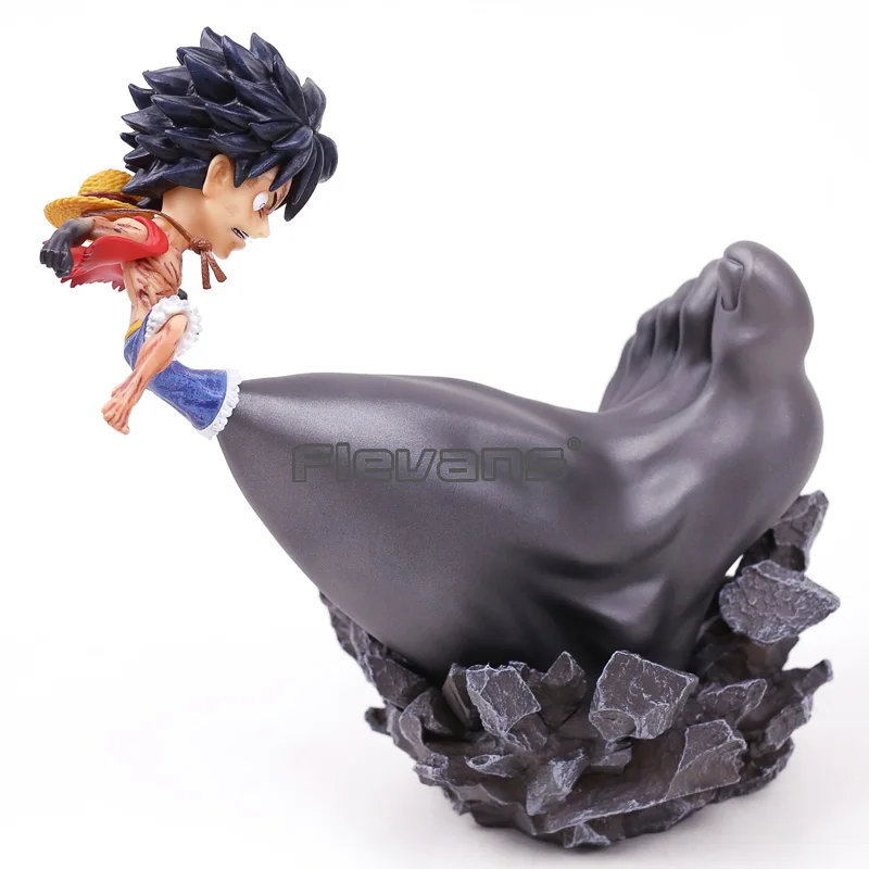 One Piece Monkey D Luffy Gear Third Gomu Gomu No Gigant Axe PVC Figure ...