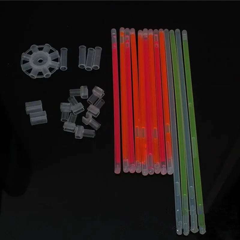 New Colorful Glow Sticks Hat Eye Mask Children Adults Fluorescent ...