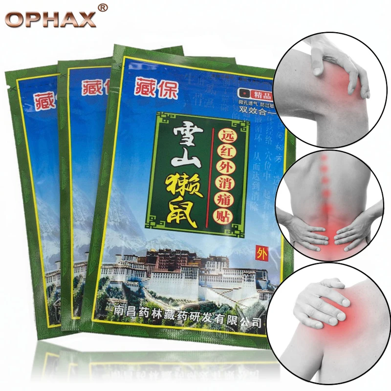 OPHAX 50pcs Chinese Medical Plasters Joint Pain Patch Sticker Neck ...