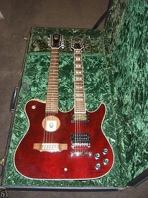 guild crossroads double neck guitar slash|neck guitar bass|neck ...