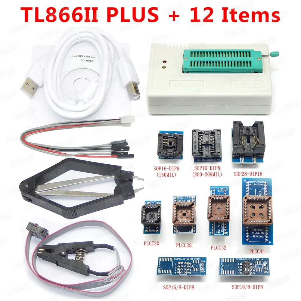 V.9.00 XGECU TL866CS TL866A TL866II ПЛЮС Универсальный USB программатор ...