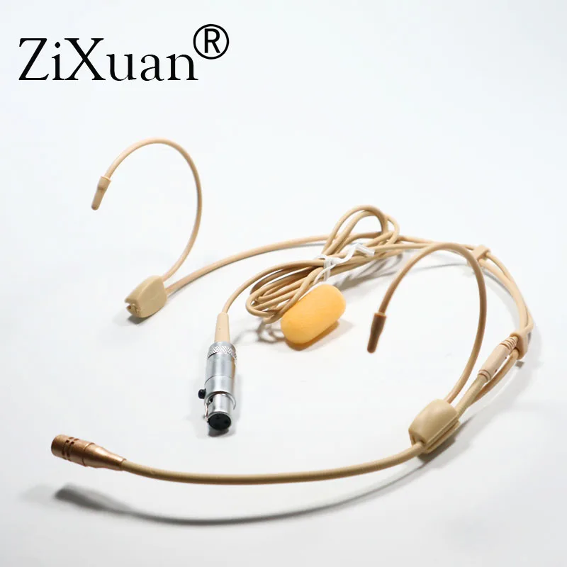 Pro-Skin-Dual-Ear-Hook-Mic-Headworn-Headset-microfone-de-cabe-a-para ...