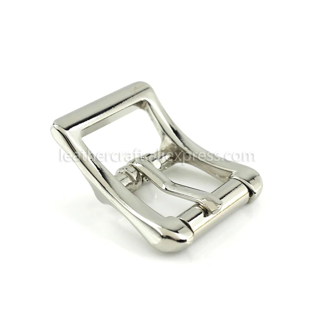 1 x Metal Middle Bar Roller Buckles End Bar Heel Bar Buckle Single Pin ...