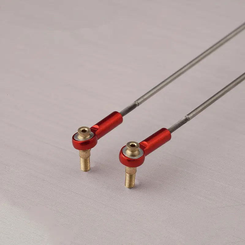 1PC Aluminum Alloy M2 Servo Pull Rod with M3 Metal Ball Positioning Rod ...