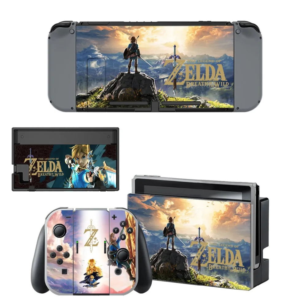 The Legend of Zelda Skin Sticker for Nintendo Switch Console ...