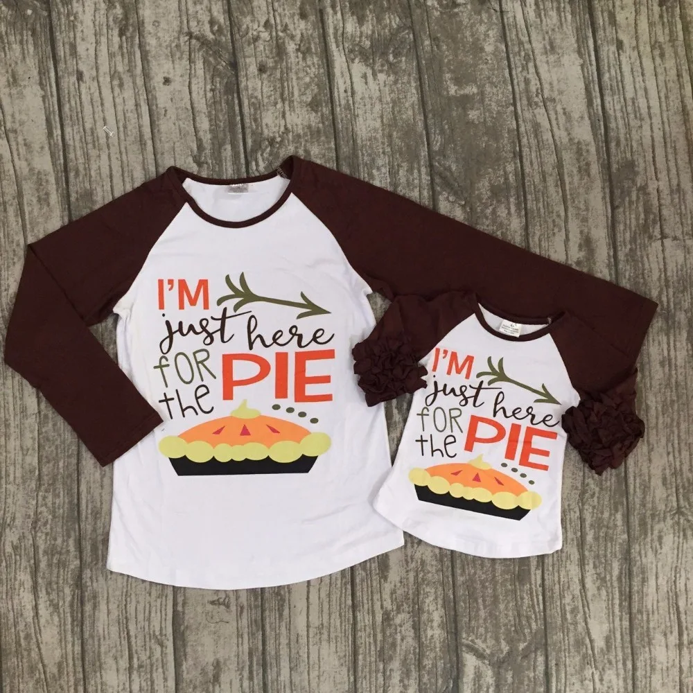 thanksgiving baby girls Fall boutique top t shirts children clothes MOM ...
