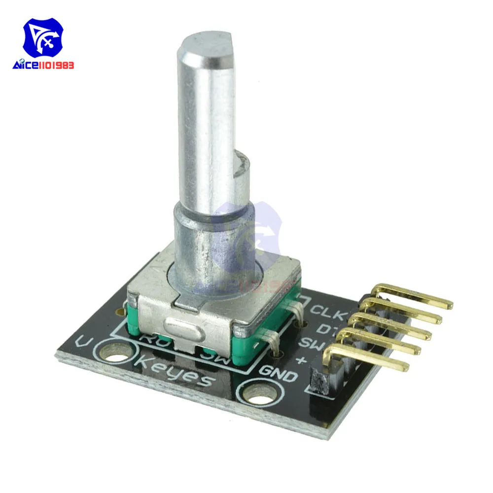 Ky 040 Rotary Encoder Module Brick Sensor 5 Pin Development Board