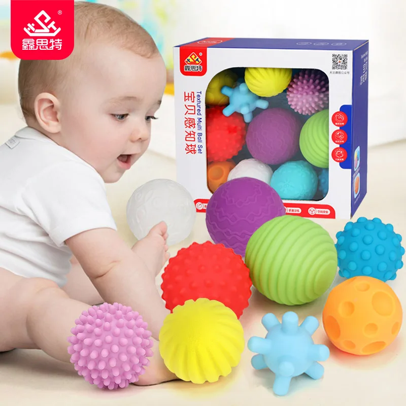 6 11pcs Baby Ball Textured Multi Ball Set Develop Tactile Senses Toy ...