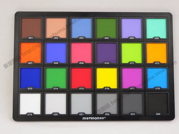 24 color test card color card professional color correction photo ...