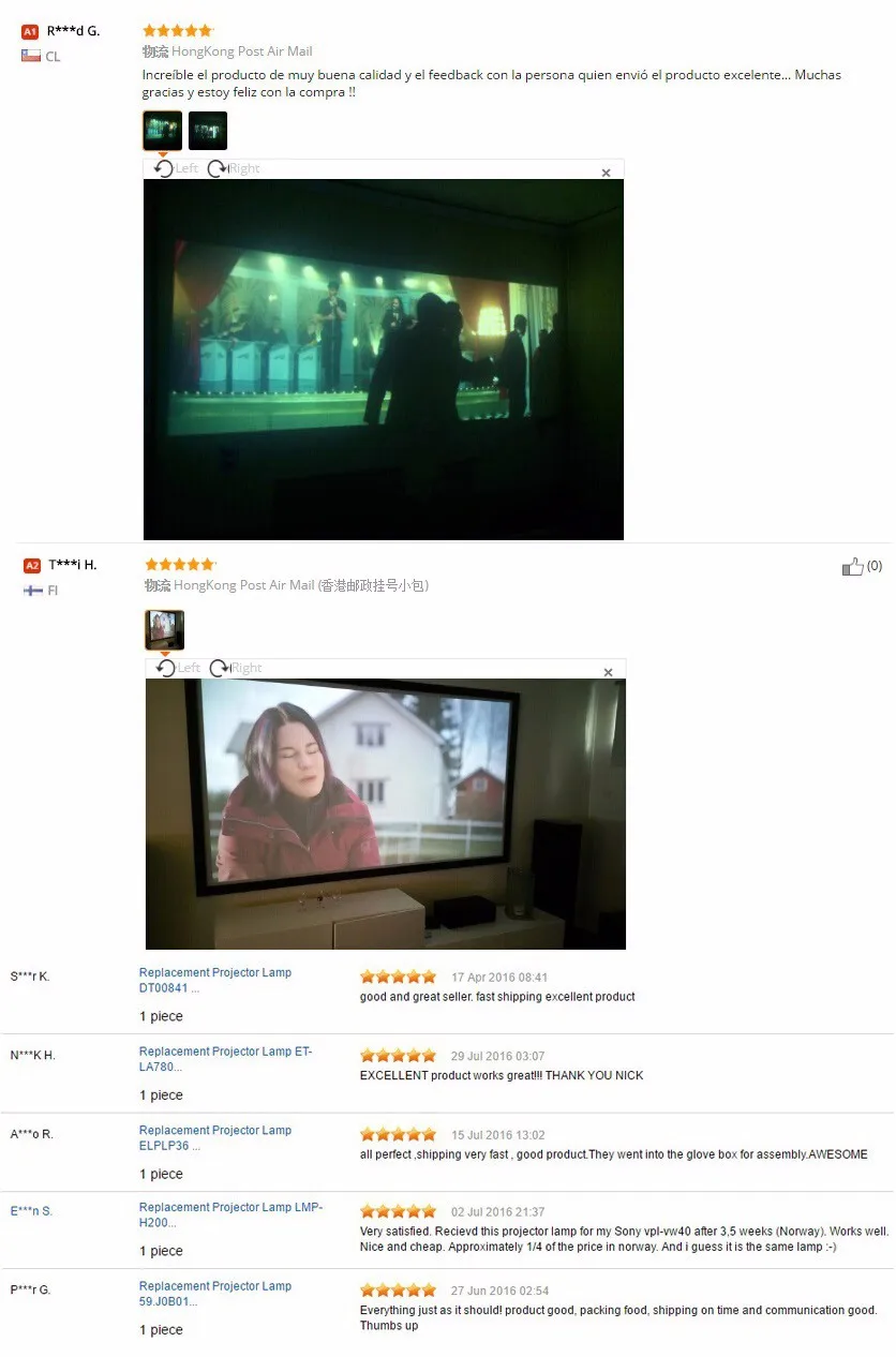 HFY Замена лампы проектора Совместимость с NP38LP для DS1-MP10RX ...