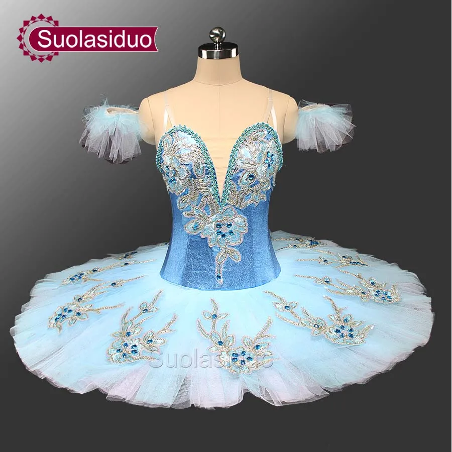 Roupa de balé profissional azul céu adulto, balé, tutu, palco, nut ...