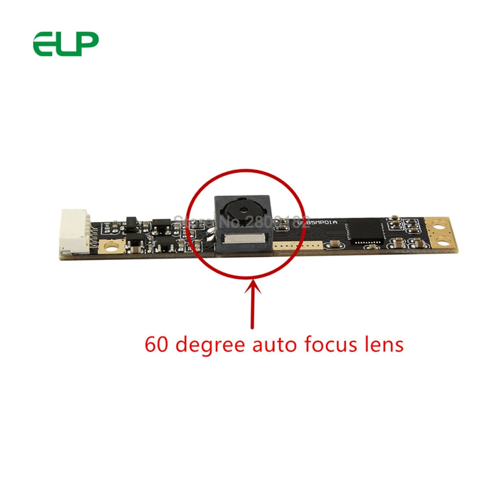 ELP 5megapixel autofocus USB video Surveillance camera 60 Degree OV5640 ...
