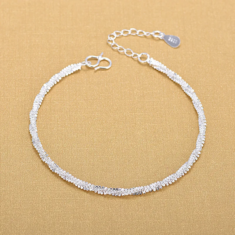 Top-Quality-Wholesale-Shiny-Silver-Bracelets-Fashion-Bracelets-For-Your ...