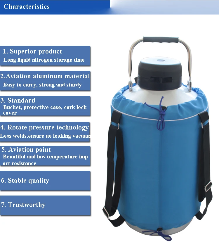 30l Nitrogen Container Liquid Nitrogen Cans For Liquid Nitrogen Storage Tank Cryogenic Tank ...