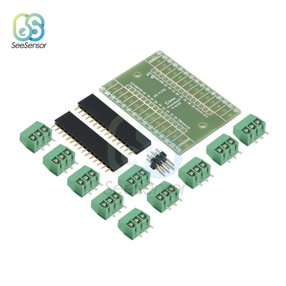 Controlador adaptador terminal nano io escudo v1.0 placa de expansão ...
